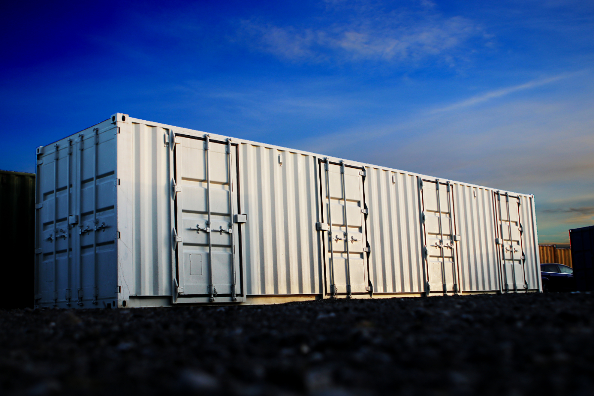 40ft new multistore container conversion for use as self-storage ...