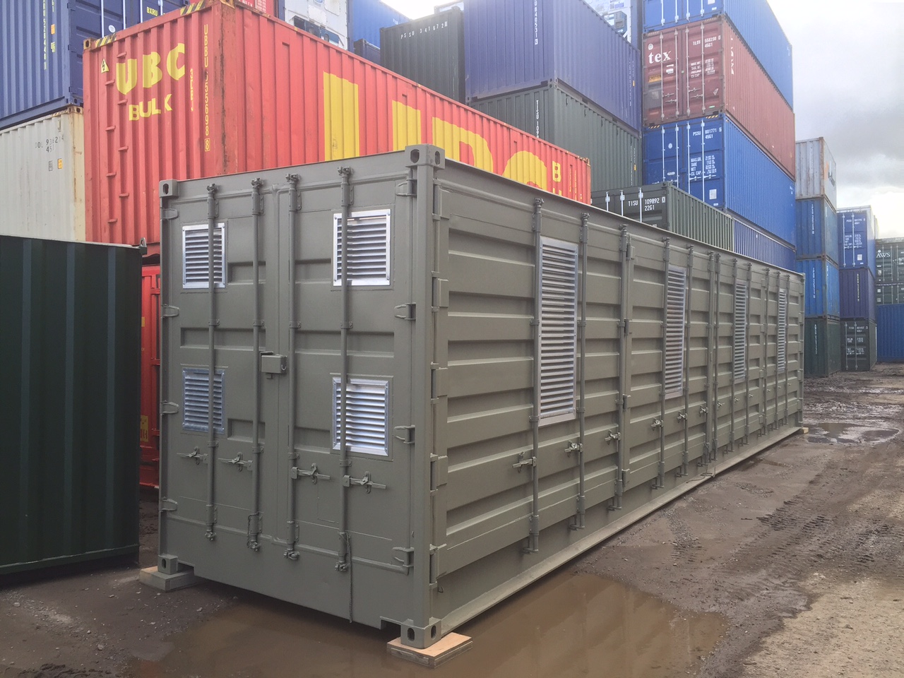 40ft Biomass Shipping Container Conversion - Container Container