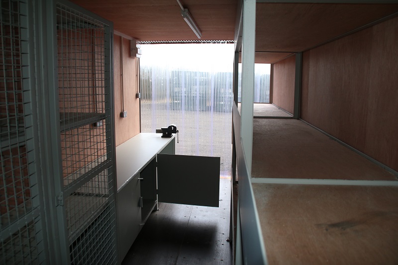 20ft shipping container converted into a workshop with electrics ...
